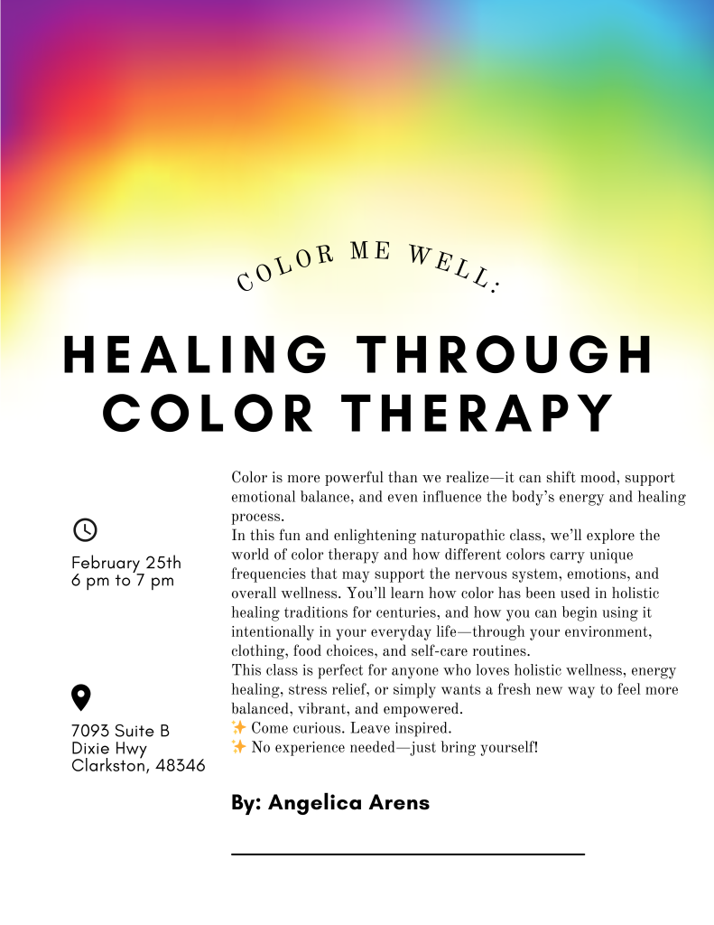 Color Me Well: Healing Through Color Therapy - Rebekah's Health and ...